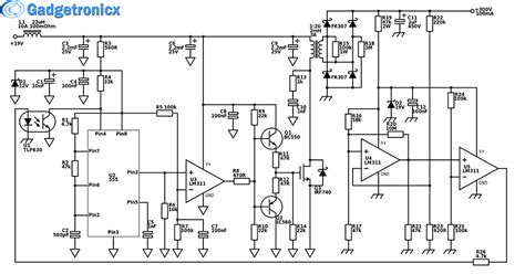 Schematic Diagram Of Boost Converter