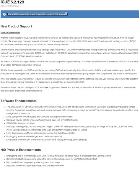 New Icue V5 2 128 Update R Corsair