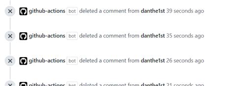 Continuous Integration Delete Multiple Issuepr Comments Via The
