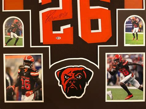 Framed Cleveland Browns Greedy Williams Autographed Signed Jersey