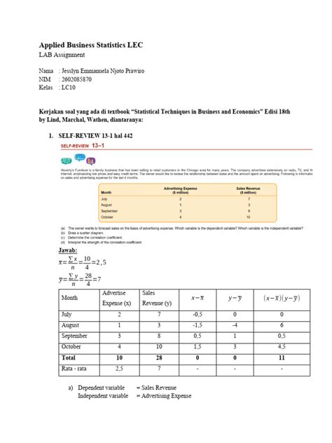 Statistical Techniques In Business And Economics Pdf P Value Mathematical And Quantitative
