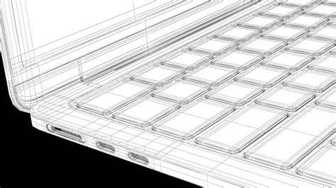 3d Apple Macbook Air 2022 Midnight Model Turbosquid 1957217