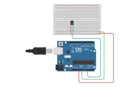 Circuit Design Temp Monitoring System Using Temp Sensor And Arduino Uno