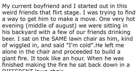 He Could Have Used The Fire To Say Something Like You Fire Up My Heart
