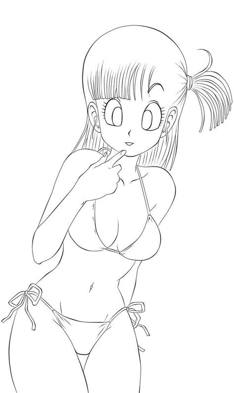 Dibujos De Chica Anime De La Escuela Para Colorear Para Colorear My