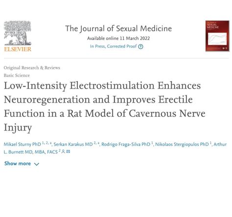 Comphya Neurostimulator To Treat Erectile Dysfunction Low Intensity Electrostimulation