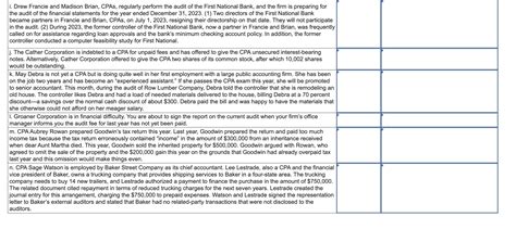 Solved Read The Following Cases Required For Each Separate