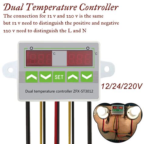 Incubator Controller Intelligent Digital Dual Thermostat Temperature
