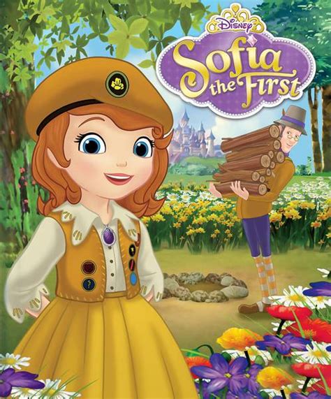 پوستر کارتون پرنسس سوفیا به همراه خانواده در پیکنیک و لوگو گوشه تصویر