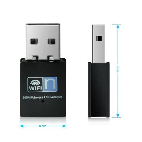 300mbps Mini Usb Wireless Wifi Lan Network Receiver Card Adapter For