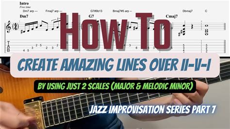 4 Steps To Advance Your Lines To The Next Level Jazz Improvisation Series Advance Level Youtube
