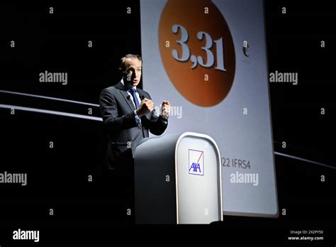 Speech By Thomas Buberl Chief Executive Officer Of Axa During The Axa