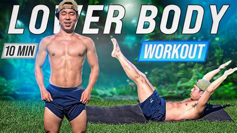 Minute Lower Body Workout No Equipment Calisthenics Follow Along