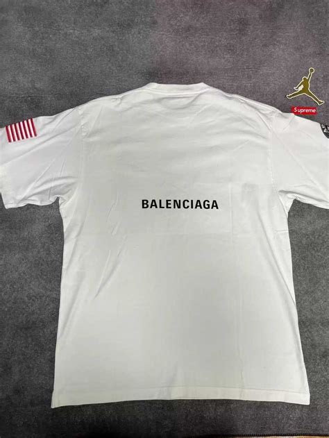 Balenciaga Balenciaga X Nasa Logo Patched Tee Gem