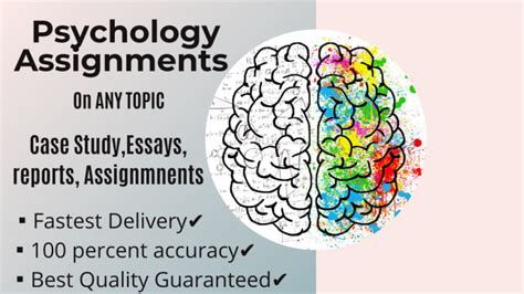 Write Your Psychology Assignments By Hamnamajeed Fiverr