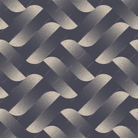 Premium Vector Tilted Structure Unique Seamless Pattern Trend Dot Work Abstract Background
