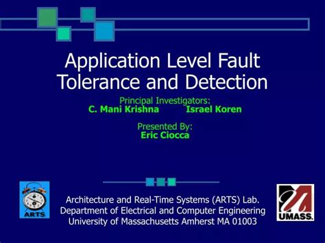 ppt application level fault tolerance and detection powerpoint