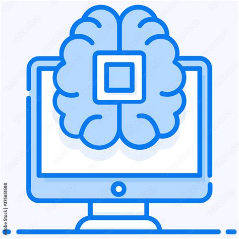 Brain Computer Interface Vector Bci In Icon Stock Vector Adobe Stock