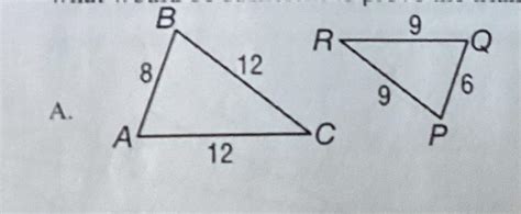 100 Points Geometry Question Determine Whether Each Pair Of Triangles