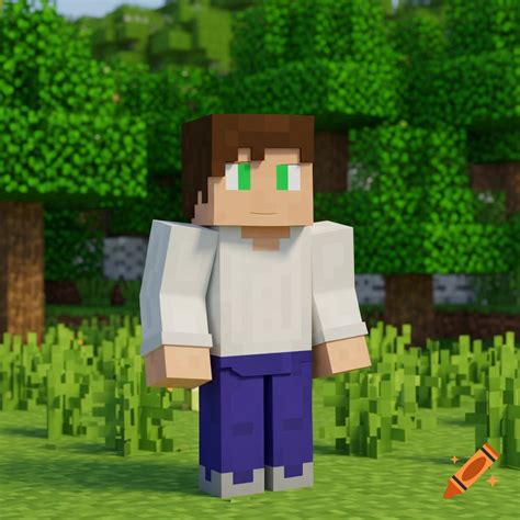 Minecraft Skin Layout Of A Girl With Long Blonde Hair And Vitiligo
