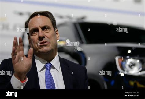 Mark Reuss President Of General Motors Corp S North America Unit Talks During A Round Table