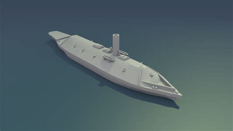 Css Virginia 1862 3d Model 3d Printable Cgtrader