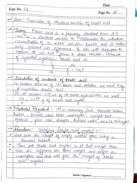 Chemistry Practical Xii Titration Cbse Pdf