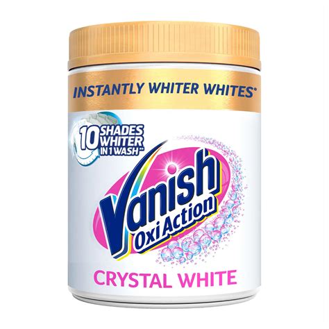 Vanish Oxi Action Crystal White Powder Fabric Stain Remover Whitener