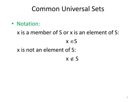 Ppt 21 Sets Sets Common Universal Sets Subsets 22 Set Operations 2