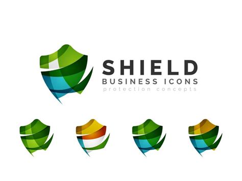 Premium Vector Set Of Protection Shield Logo Concepts