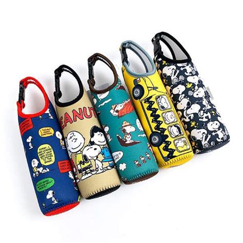 日本正版 2023 Peanuts Snoopy 史努比 史奴比 水壺袋 保溫瓶套 手提水壺袋 水壺套 保特瓶袋 蝦皮購物