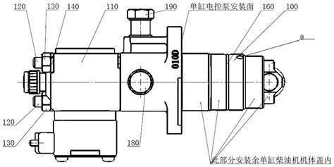 一种单缸电控泵防止滚轮磨损改进结构的制作方法