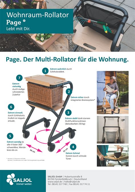 Ein Wohnraum Rollator Ist Besonders Leicht Und Wenig