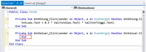 Membuat Program Sederhana Menggunakan Visual Basic