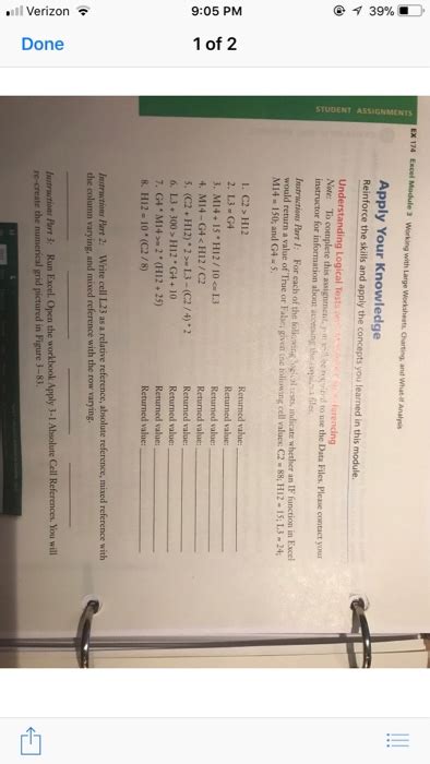 Solved Apply Your Knowledge Reinforce The Skills And Apply Chegg