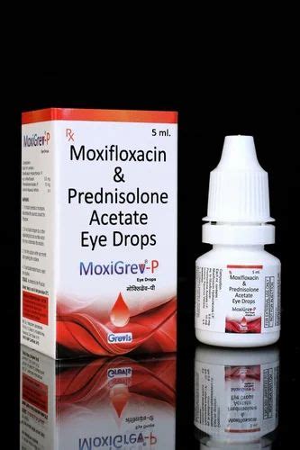 Moxifloxacin Prednisolone Acetate Eye Drops Packaging Size 5 Ml At
