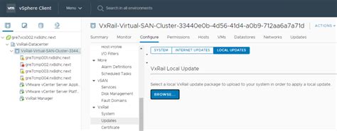 VCF On VxRail 4 0 Part 1 VxRail Cluster Upgrade Vconfig Pl