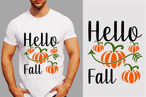 About Hello Fall T Shirt Design Graphic By Skshagor Barmon · Creative