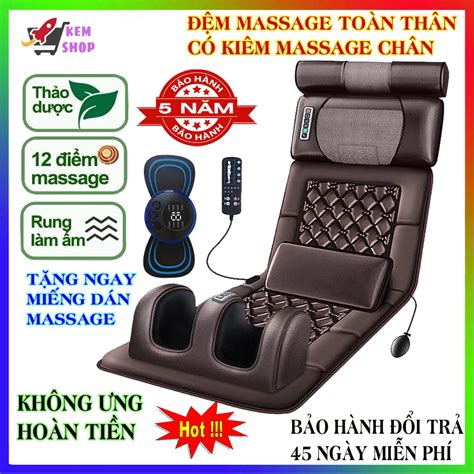 Thảm Massage Toàn Thân Cao Cấp Nệm Masage Toàn Thân Máy Mát Xa Đệm Massage Toàn Thân đa Năng