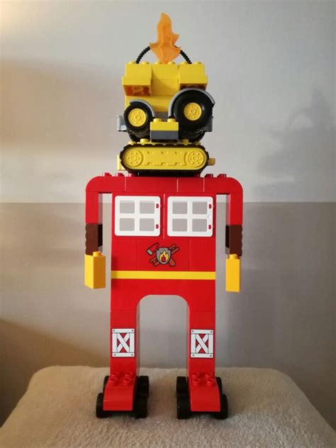 Robot Pompier Pompier Robot Bricolage