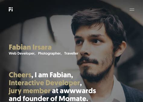 Personal Portfolio And Digital Playground Of Fabian Irsara Interactive