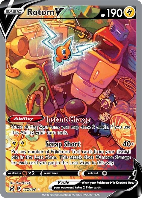 Rotom V 177 Prices Pokemon Lost Origin Pokemon Cards