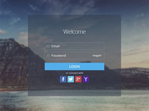 25 Beautiful Login Form Designs For Inspiration Azmind
