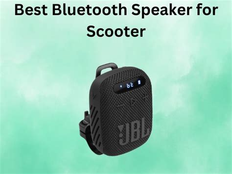 What Is The Best Bluetooth Speaker For Scooter In 2026 Rc Fact