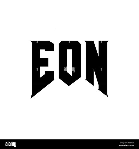 Eon Letter Logo Design For Technology Company Eon Logo Design Black