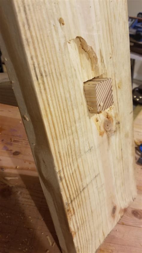 My First Through Mortise And Tenon Rwoodworking