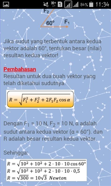 Contoh Soal Penjumlahan Vektor Metode Jajar Genjang Brainly Rumus