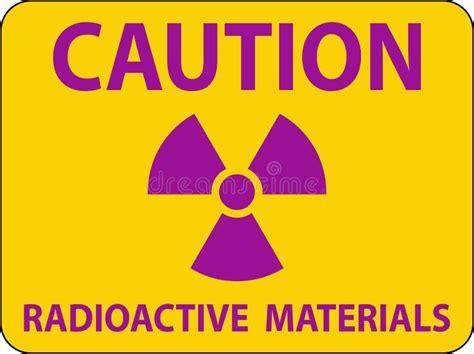 Radioactive Material Sign Caution Radioactive Materials Stock Vector Illustration Of Danger Radioactive Material Sign Caution Radioactive Materials Stock Vector Illustration Of Danger