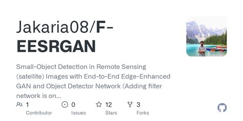 Github Jakaria08f Eesrgan Small Object Detection In Remote Sensing