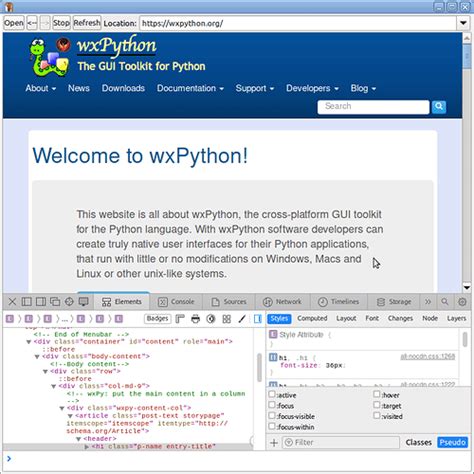 Access To Devtools In Html2webview Discuss Wxpython